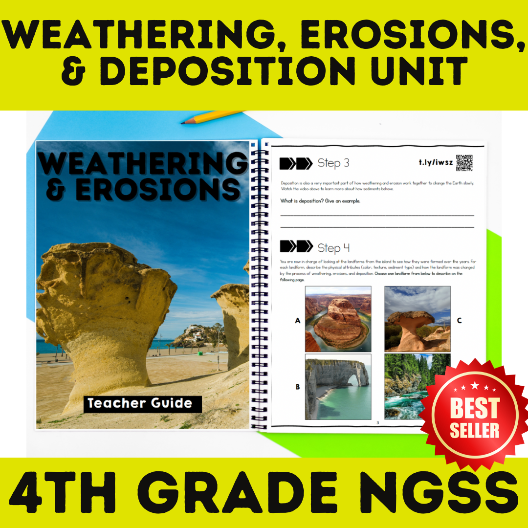 Weathering Erosions Unit for Elementary ( Earth Science Curriculum ...